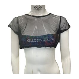 Blocked Out Mesh Crop Top Store 420nurses